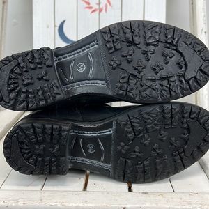 Eric Michael | Shoes | Eric Michael Leather Moto Biker Calf Boots Size ...